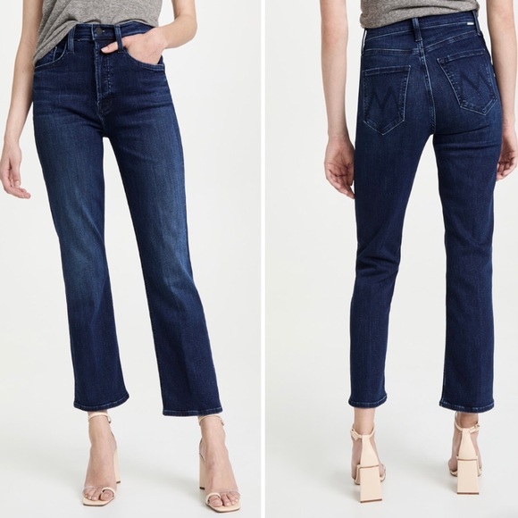 MOTHER | Jeans | Mother Tripper Ankle Mint Condition Straight Boot Dark ...